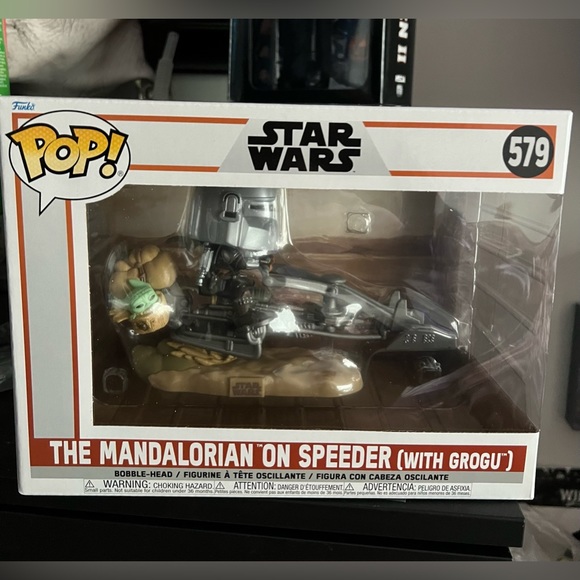 Funko | Other | Funko Pop Grogu With Speeder And Grogu With Rancor ...